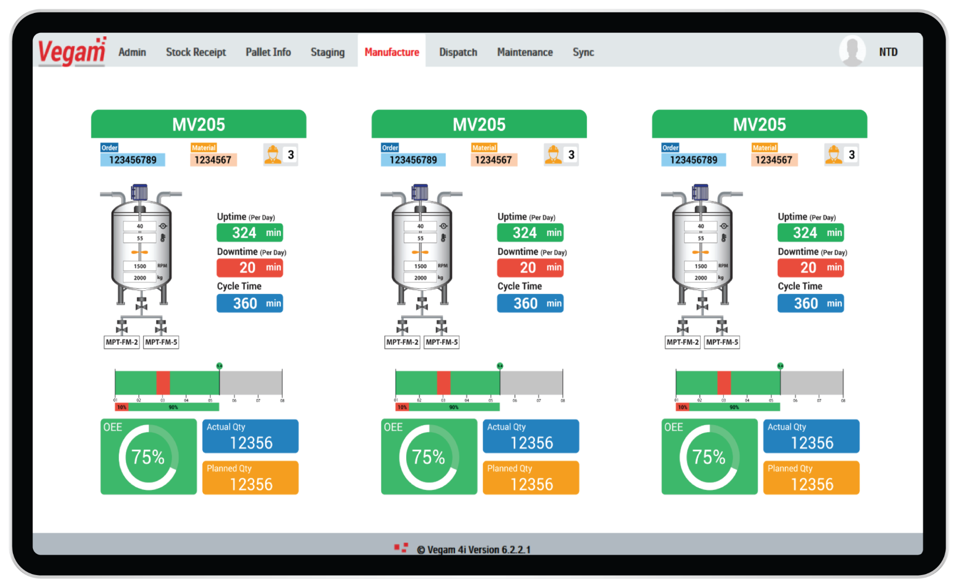 Vegam - Manufacturing Operations Management Platform
